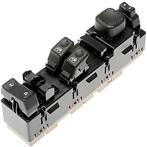 Dorman 920-023 Front Driver Side Master Window Switch Assembly - 5 Button Compatible with Select Chevrolet / GMC Models