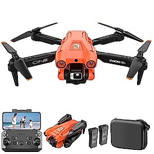 Cycuff Avoidance Drones with Camera for Adults, 1080P FPV Dual Camera, Mini Drone with 2 Lithium Batteries, Portable Gift Box, Gesture/Gravity Control Suitable for Teens Beginner Boys/Girls Gift