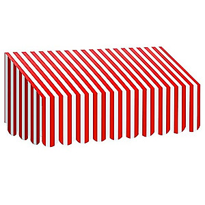 Teacher Created Resources Red and White Stripes Awning (77165) 24x12.5 in
