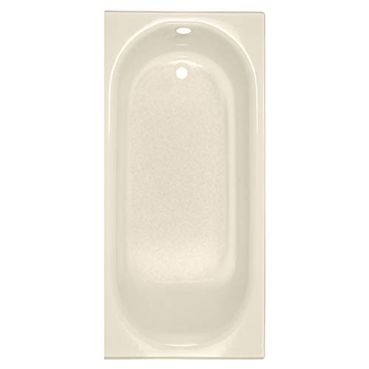 American Standard 2390202.021 Princeton 60x30-inch Apron-Front Bathtub Left Hand Drain in Bone with Deep Soak Drain in Chrome