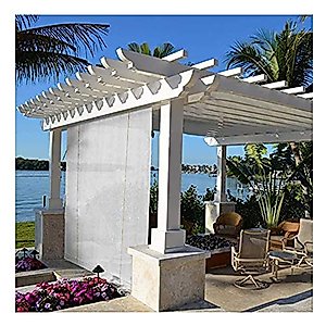 LJIANW Sun Shade Sail, Exterior Roller Shades Balcony Cover Privacy Shield HDPE Screen Anti-UV 90% Block Sunlight for Summer and Winter, 45Sizes (Color : Gray, Size : 100x160cm)