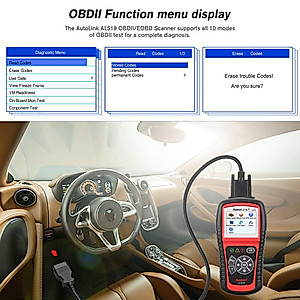Autel AL519 OBD2 Scanner, 2025 Newer Professional Mechanic OBDII & CAN Car Diagnostic Code Reader Tool for Check Engine Light, One-Click Smog Check, DTCs Lookup, Upgraded Ver. of AL319/ MS309