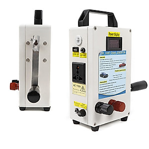Hand Crank Generator With Outlets USB 150W Hand Powered Generator Portable For Emergency Electric Camping Outdoor Home Use Lightweight 2 Kg US Stock