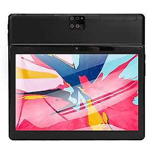 10.1 Inch Tablet, 6GB 128GB Front 8MP Rear 16MP Tablet com chip 2.4G 5G WiFi 128gb 6gb 1960x1080 IPS 10 Cores 8800mAh Calling 100‑240V Black US Plug