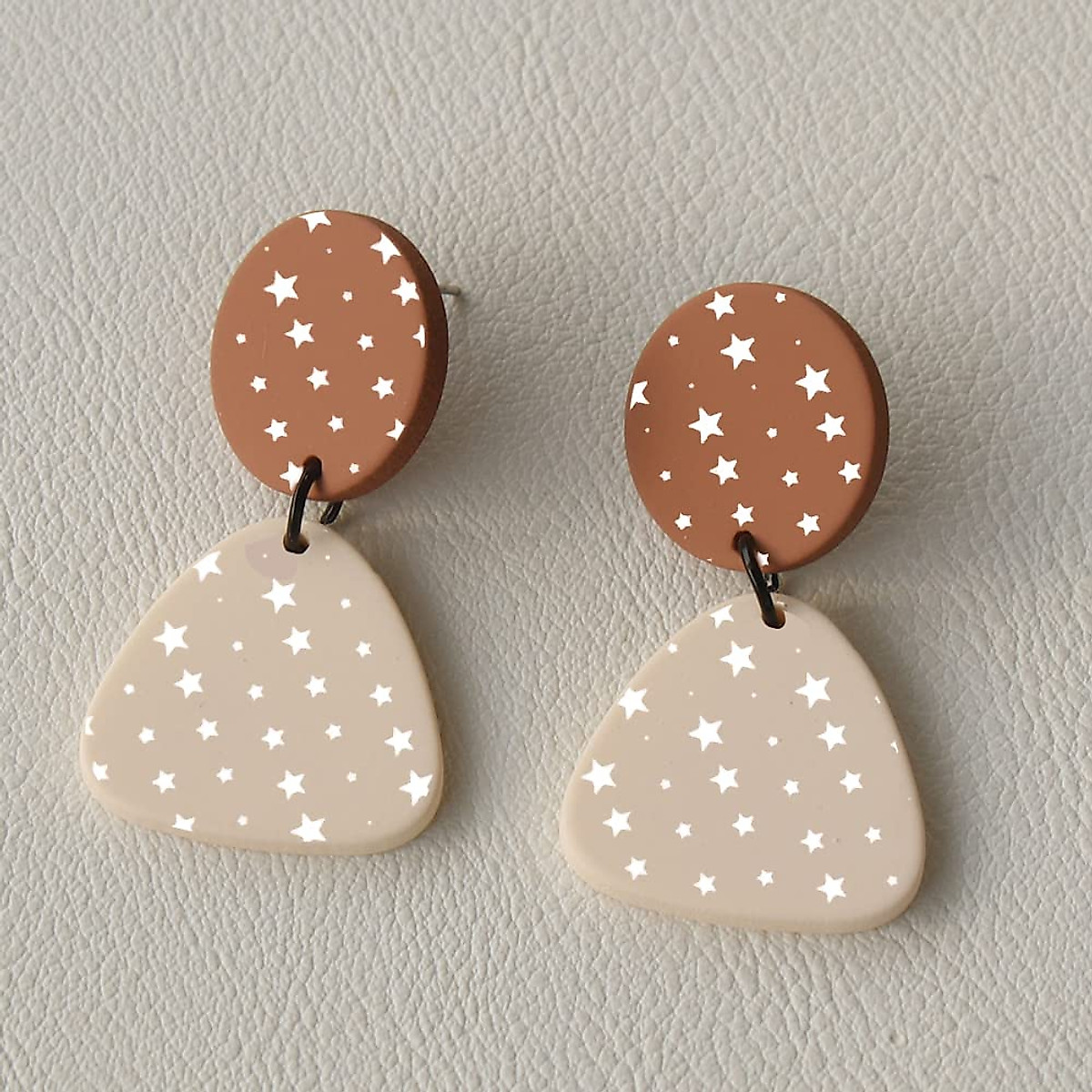 Reusable Silk Screen Polymer Clay Kit Flower Star Snowflake Wave Line Decoration Silk Screen Stencils with Polymer Clay Tools Printing on Clay & Other Jewelry Clay Earrings Decoration