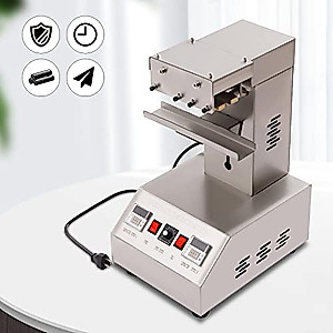 110V 30W Aluminum Plastic Tube Sealing Machine Semi-auto Cosmetic Tube Sealing Machine DF-20 Electric Heat Sealer Commercial Electric Heat Sealing Machine for Composite Tube and Aluminum-plastic Tube