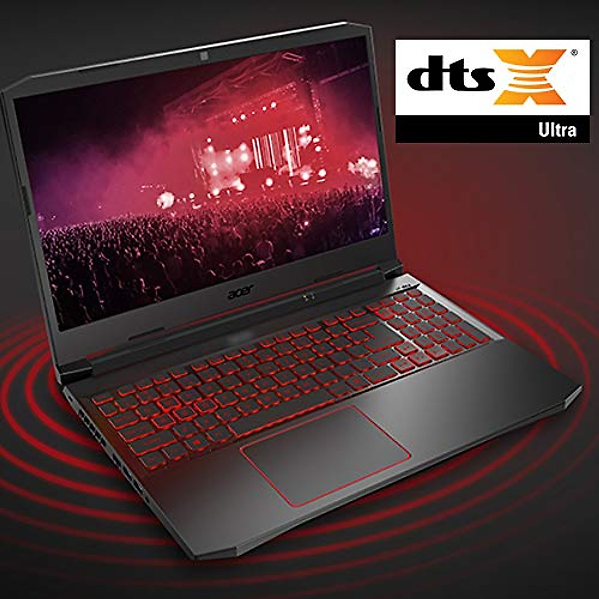 Acer Nitro 5 Gaming Laptop, 10th Gen Intel Core i5-10300H,NVIDIA GeForce GTX 1650 Ti, 15.6" Full HD IPS 144Hz Display, 8GB DDR4,256GB NVMe SSD,WiFi 6, DTS X Ultra,Backlit Keyboard,AN515-55-59KS