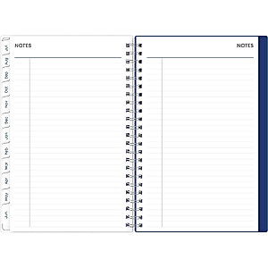 2023-2024 Blue Sky Chanson 5-inch x 8-inch Academic Weekly & Monthly Planner, Blue (128694-A24)