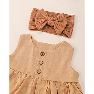 jollybows 6pcs Baby Nylon Headbands Hair Bow Elastics Hairbands Hair Accessories for Baby Girls Newborn Infant Toddlers Kids (Natural colors)