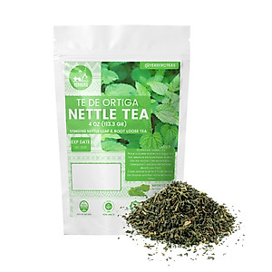 Yerbero - Stinging Nettle Leaf & Root Loose Tea 4oz (113 gr) | Urtica Dioica | Makes 30+ Cups | Wildcrafted, Stand Up Resealable Bag | Crafted By Nature100% All Natural, non-GMO, Gluten-free.