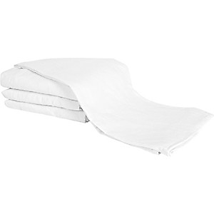 HIC Kitchen Jumbo Flour Sack Set, Heavyweight Cotton, 4-Pack - Super Absorbent, Lint-Free, Versatile for Cleaning, Cooking, Food Storage, 32 x 38 Inches, Machine Washable