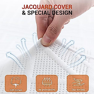 Wellos 8 Inch TwinXL Memory Foam Mattress in a Box | Removable/Washable Cover | Multi-Layer System for Pressure Relief | Fiberglass-Free Inner Cover | Cooling Gel | Made in USA,White