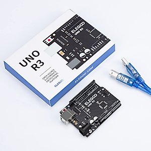 ELEGOO UNO R3 Controller Board ATmega328P with USB Cable Compatible with Arduino IDE