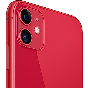 Apple iPhone 11, 64GB, Red - Unlocked (Renewed)