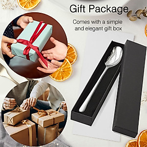 XQLZY His and Her Coffee Spoon Funny Spoon Gift Set, Gifts for Coffee Lover, Valentine's Day Christmas Anniversary Birthday Gifts for Wife Husband BFF, Father's Day Mother's Day Gifts for Dad Mom