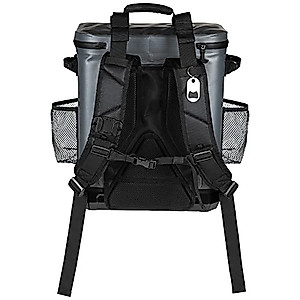 Klein Tools 80126 Cooler Backpack and Ice Pack Set, 30 Cans, Insulated, Rugged, Ideal for Jobsites, Hunting, Camping or The Beach, 3-Piece