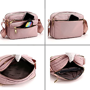 JIANLINST Small Crossbody Purses for Women Multi Pocket Casual Crossbody Bag Cellphone Wallet Purse Shoulder Bag Dark blue