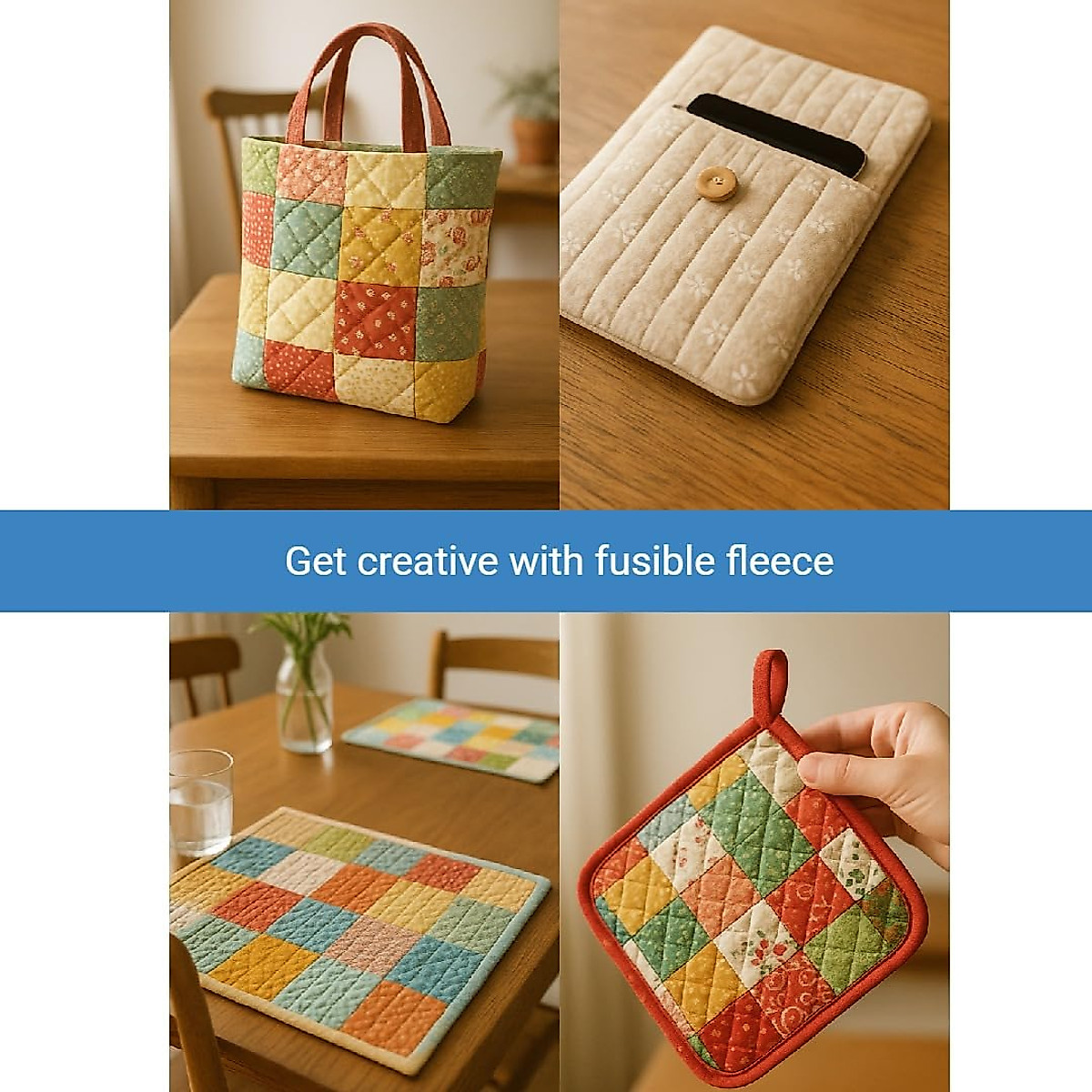 Fusible Fleece 12" x 3yd for Crafting, Quilting and Sewing