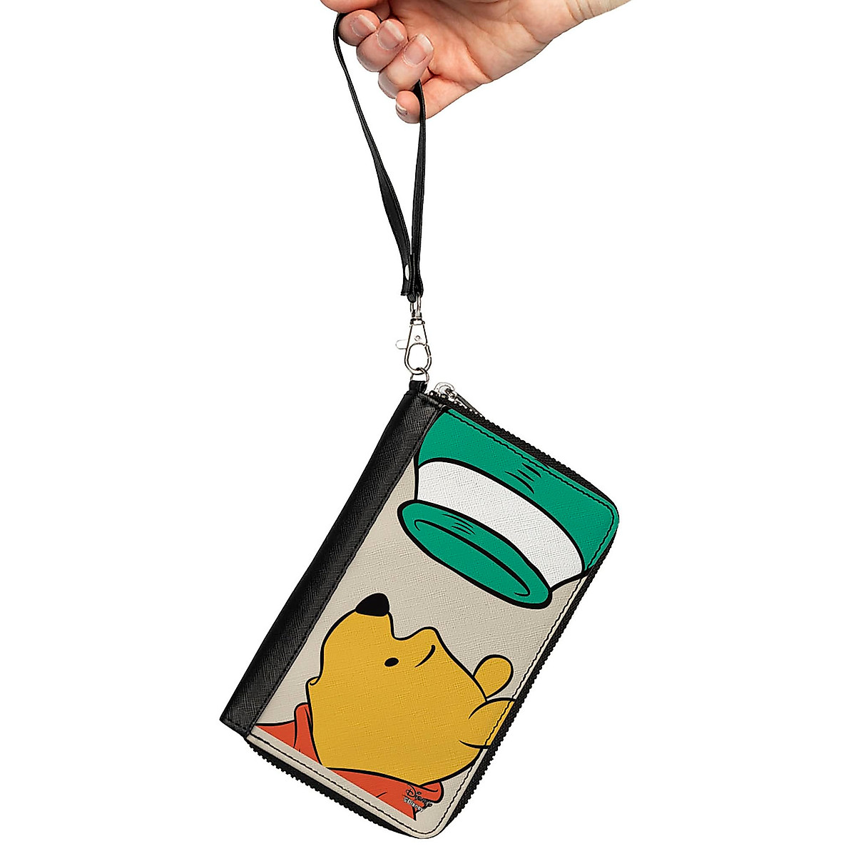 Buckle-Down Women's PU Zip Around Wallet Rectangle-Winnie The Pooh, 7.5"x4.5"