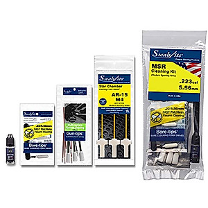 SWAB-ITS Made in The USA Deluxe Kit Star Chamber Cleaning Swabs, Gun-Tips, Bore-Tips and CLP