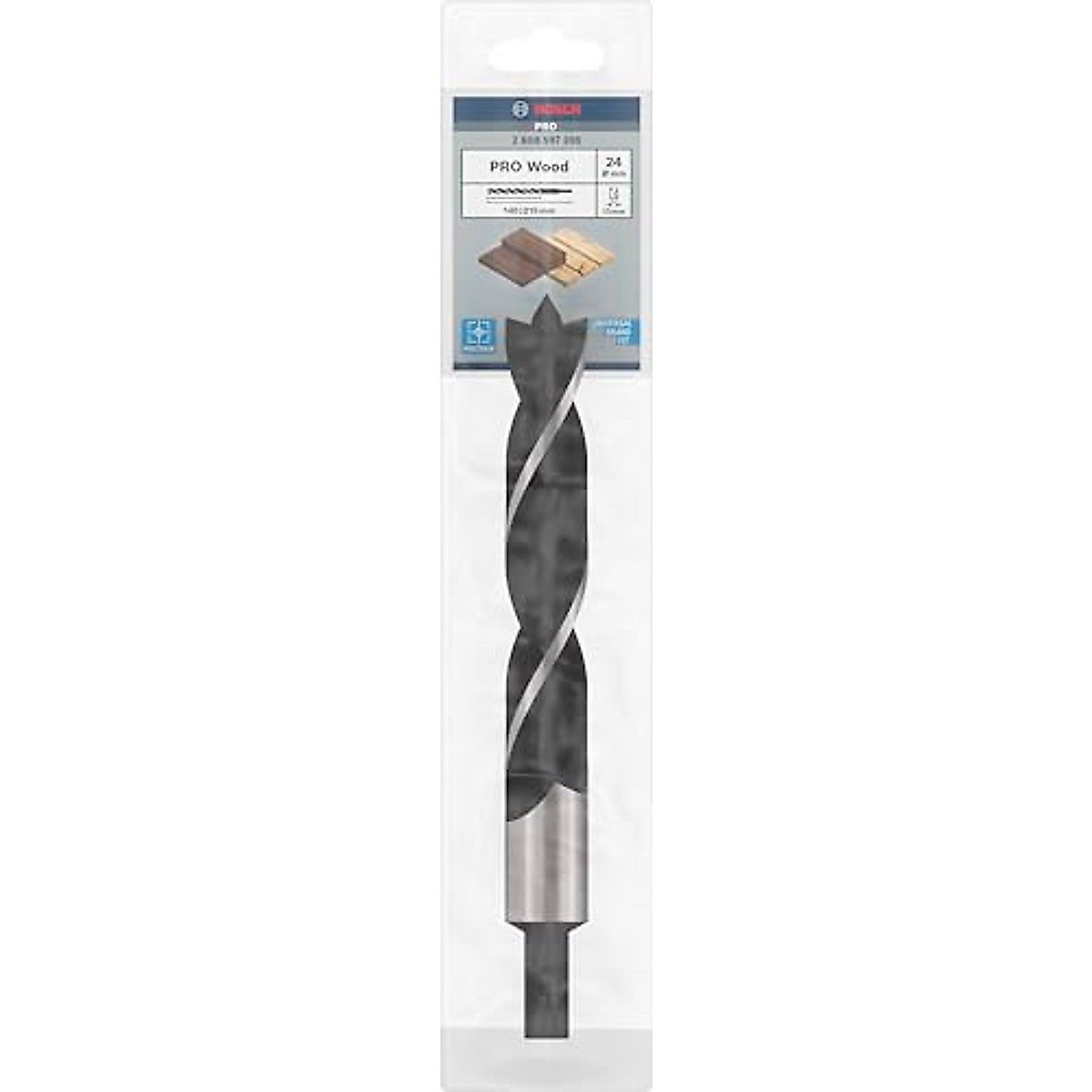Bosch Professional Brad Point Drill Bit (for Wood, Ø 24 x 140 x 215 mm, Accessories Rotary Drills)