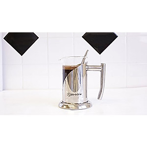 BlinkOne French Press: Single, Double and Up-to Three Serve Cup Espresso Coffee Maker (12 Oz)