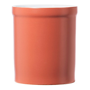Oggi Ceramic Utensil Holder, Red