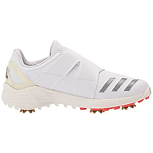 adidas Women's ZG21 BOA Golf Shoes, Footwear White/Core Black/Solar Red, 11