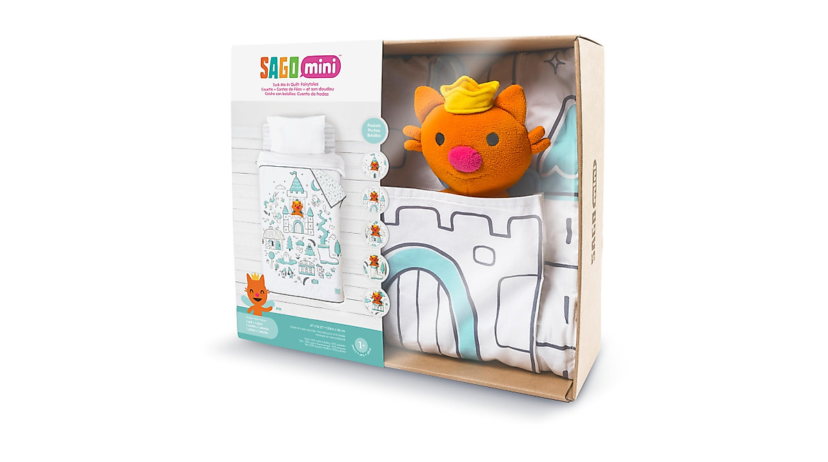 Sago Mini Tuck Me in Quilt - Fun Fairy Tale Sleep