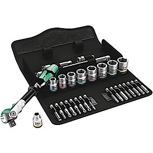 Wera - 8100 Sb 9 Zyklop Speed Ratchet Set Imperial 3/8 (5004049001)