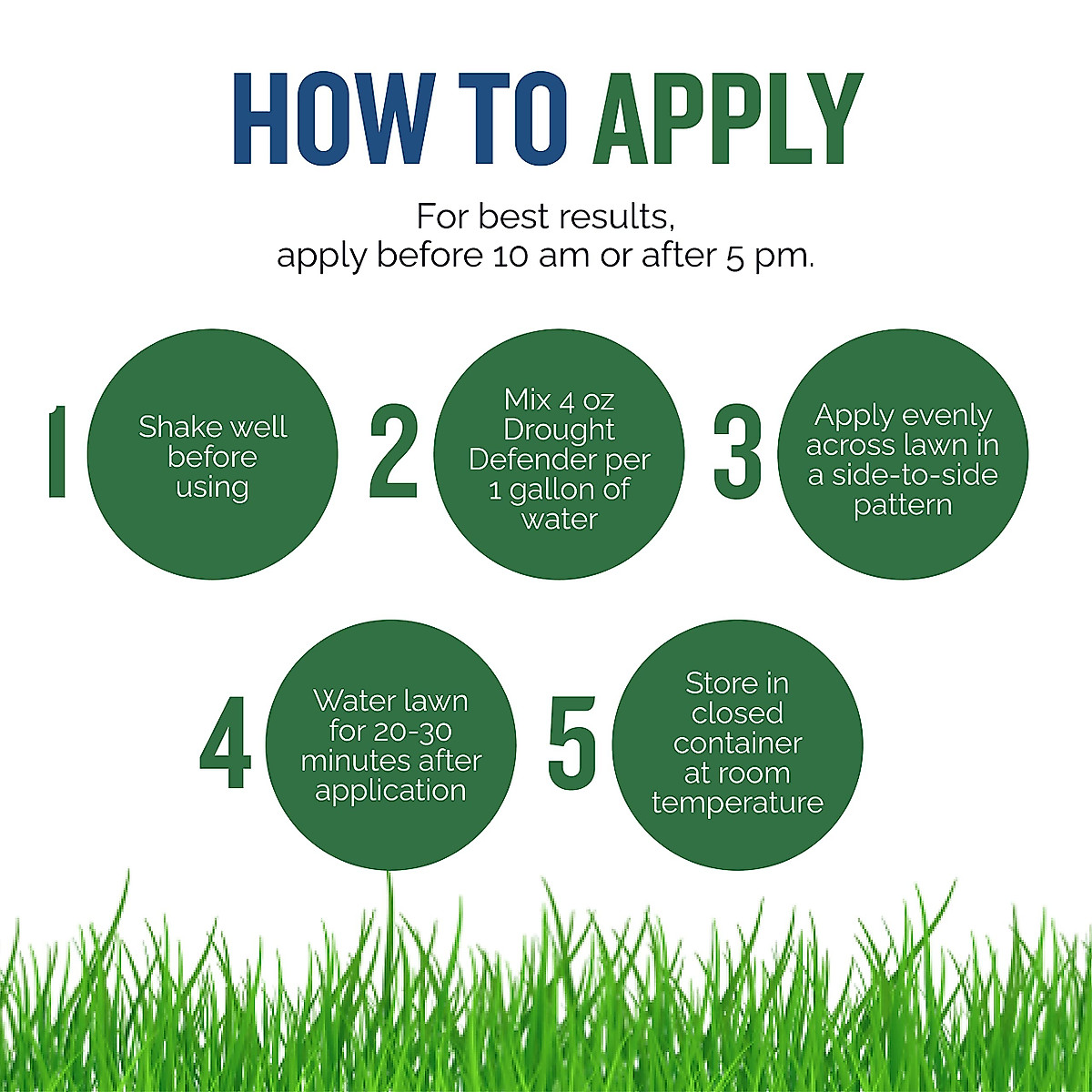 Turf Titan Drought Defender Hose End - Shields Heat and Nutrient Rich Plant Food - Ideal Summer Soil Liquid Fertilizer Promoting Healthy Green, Water-Conserving Turf Grass - Covers up to 8,000 Sq Ft