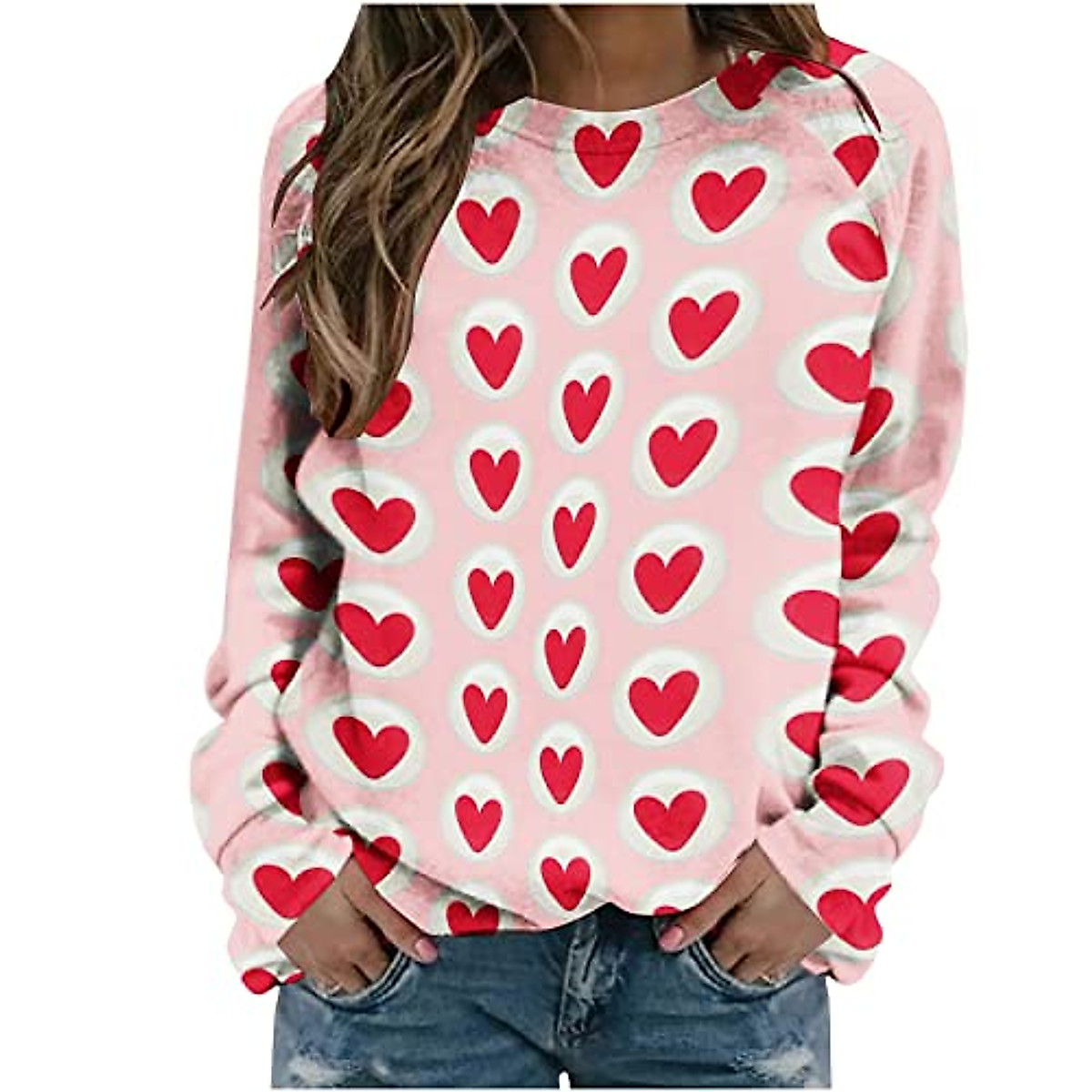 Women Valentines Day Shirt New Years Eve. Women's Tops Stocking Stuffers for Teens 2023 Pink