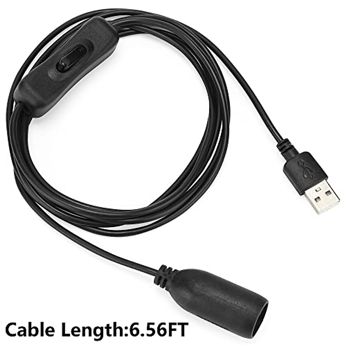 GutReise 5V USB to E14 Socket,2pcs E14 LED Bulbs 5V-6V Lamps for Table lamp Ceiling Christmas Star Home Decoration