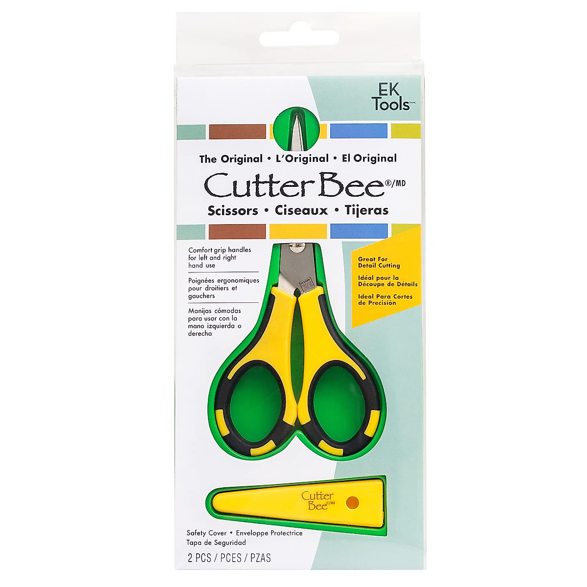 EK Success EKCB01 Cutter Bee Precision Scissors, Small