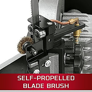 JET HVBS-710S, 7" x 10-1/2" Belt-Driven Mitering Bandsaw, 1Ph 115/230V (413451)