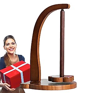 Wood Yarn Holder for Knitting and Crocheting | Magnetic Yarn Ball Holder with Anti-Slip Pads,Yarn Holder Spinner for Crafts,Wooden Yarn Spinner for Crochet Well, Gifts for Knitting Lovers