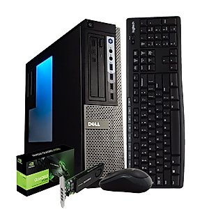 Dell Computer for Editing, Workstation PC Desktop with Powerful 4th Gen Intel Core i5, NVIDIA Quadro K1200 4GB, 1TB SSD + 2TB HDD Additional Storage, 16GB DDR3 RAM, WiFi, Windows 10 (Renewed)