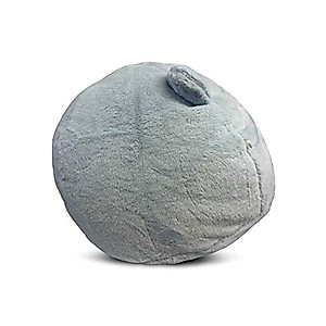 Heritage Kids Fur Kitty Critter Bean Bag Chair, Grey