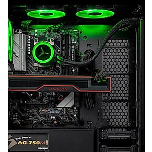 Skytech Siege 3.0 Gaming PC Desktop - AMD Ryzen 7 5800X 3.8GHz, AMD 6800 16G GDDR6, 16GB DDR4 3200, 1TB Gen4 SSD, 750W Gold PSU, 360mm AIO, AC WiFi, Windows 10 Home 64-bit