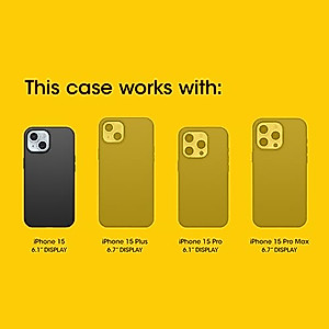 Bundle: OtterBox iPhone 15, iPhone 14, and iPhone 13 Commuter Series Case - (GET YOUR GREENS) + PopSockets PopGrip - (FALL FLEUR), slim & tough, pocket-friendly, with port protection, PopGrip included