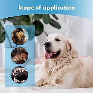 Dawmud Pet Toothbrush Pen, 2024 New Upgraded Toothbrush Pen Oral Repair Gel Strips for Teeth Whitening, Premium Dog Toothbrush Kit Dog Tartar Remover for Teeth (1Pcs)