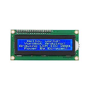 HW-060A LCD 3.3V Module 1602 LCD Display with Adapter Board IIC/I2C/Interface Blue Screen