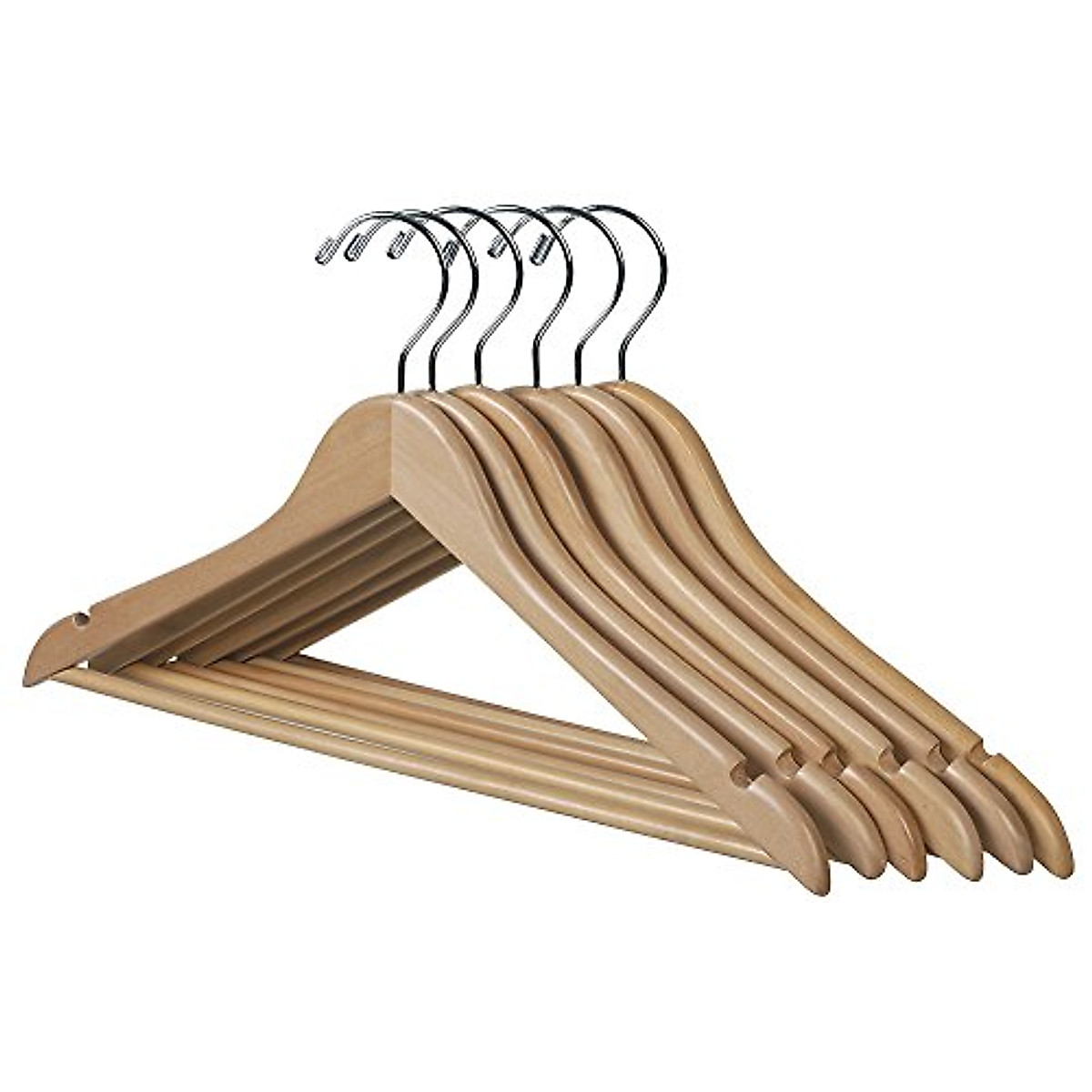 The Great American Hanger Company 1 Clothing Hangers, Natural