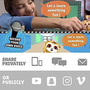 Toaster Pets Cartoons Studio kit | Quick, Easy and Collaborative Movie Maker Set for Girls and Boys