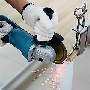 Cordless Angle Grinder with 18V 4.0Ah Li-Ion Battery & Charger,4-1/2-Inch,Brushless Motor,2-Position Handle,Battery Powered Grinder Tool Set for Metal Wood