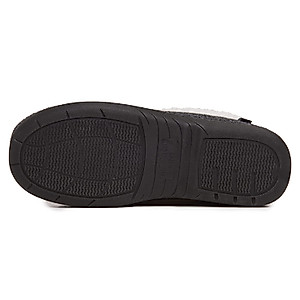 Lucky Brand Mens Faux Wool A-Line Slippers with Memory Foam