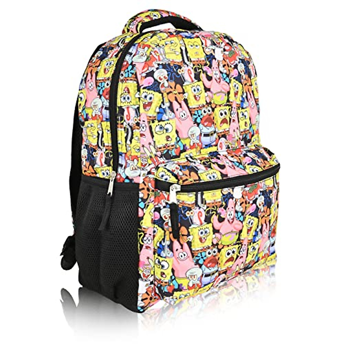 Nickelodeon SpongeBob SquarePants Backpack | Officially Licensed Spongebob Bookbag for Boys, Girls, Kids, Adults