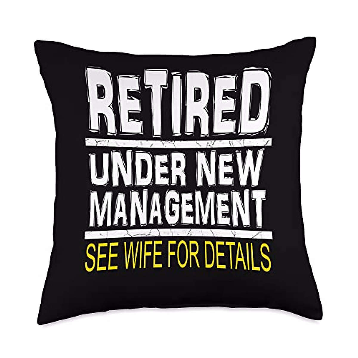 Elderly Gag Gift Senior Citizen Funny Funny Man Men Dad Retirement Party Lover Humor Throw Pillow, 18x18, Multicolor