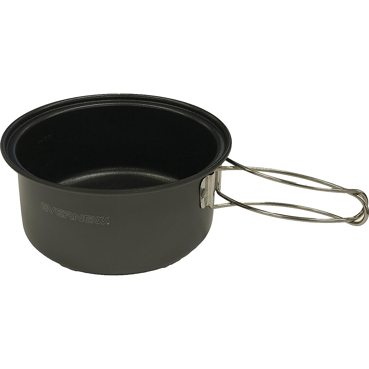 Evernew Ultralight Aluminum Non-Stick Pot, 740mL, Grays