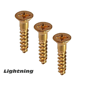 Phillips Flat Head Wood Screw Solid Brass #6X3/8 Qty 50